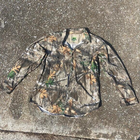 Realtree | Shirts | Vintage Realtree Camo Shirt Mens Medium Pursuit ...